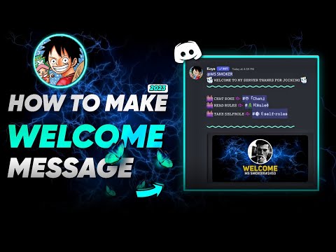 How To Make Welcome Message | Koya bot Welcome Setup | Discord welcome message