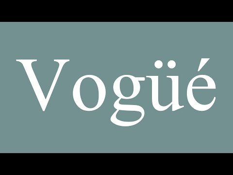 How to Pronounce ''Vogüé'' Correctly in French