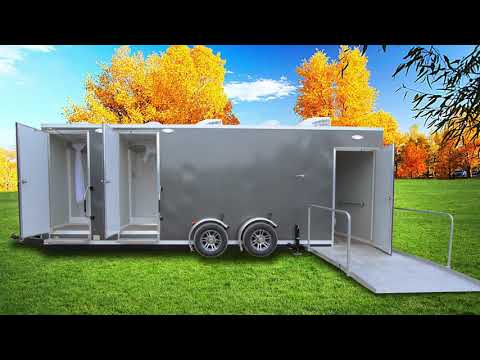 ADA Restroom Trailer +2 Station | DEMO Restroom Trailer