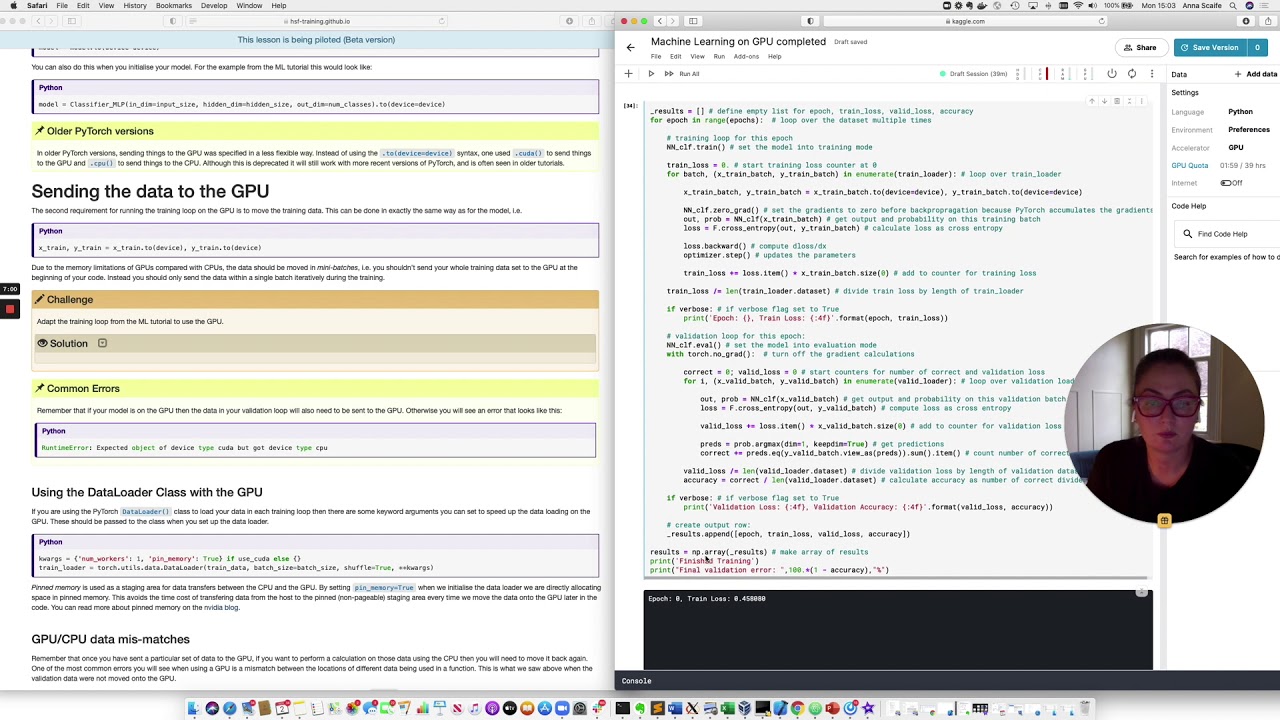 Machine Learning on GPU 3 - Using the GPU