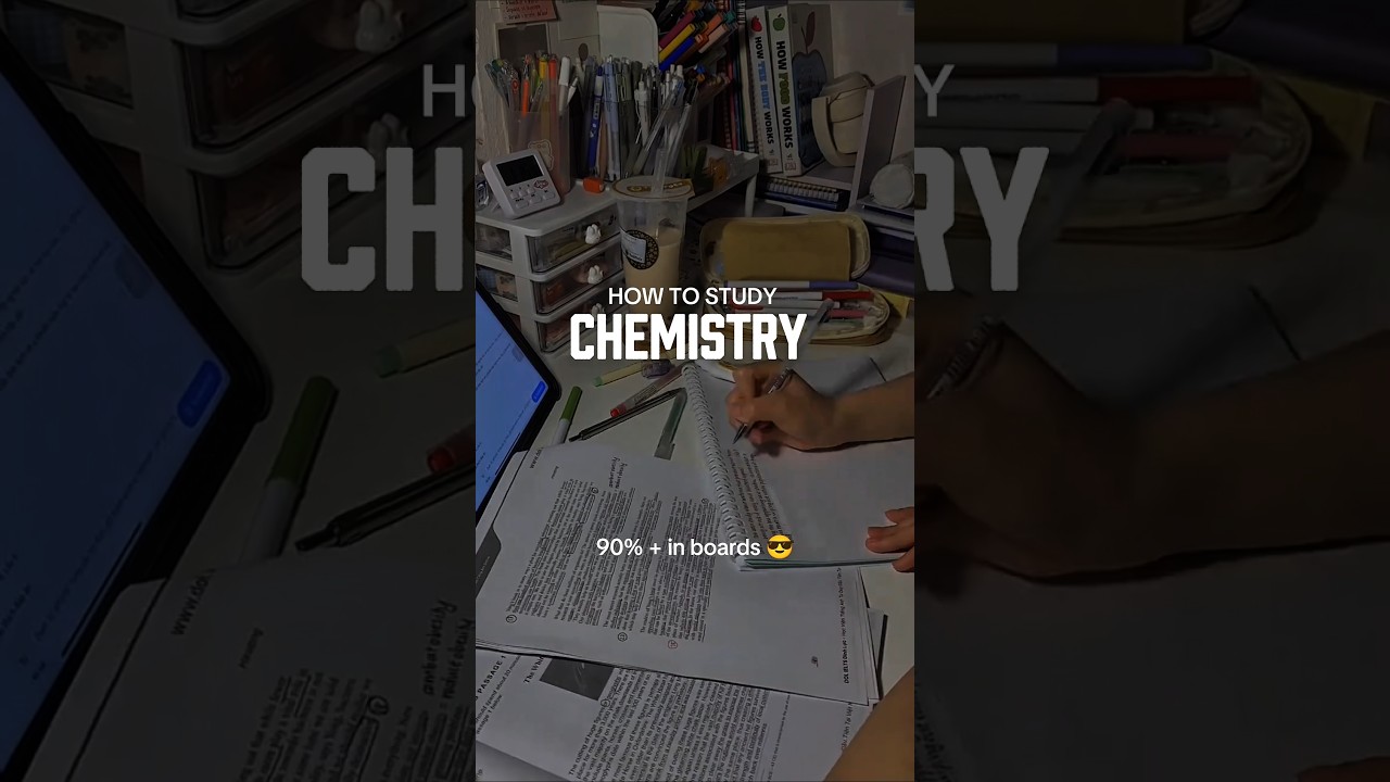 I Tried 10 Chemistry Study Techniques