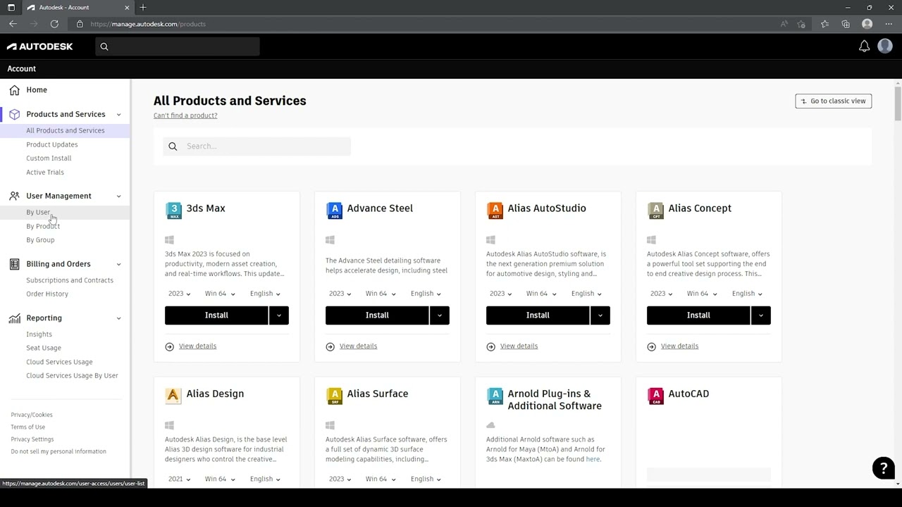 Autodesk Licensing - User Administration