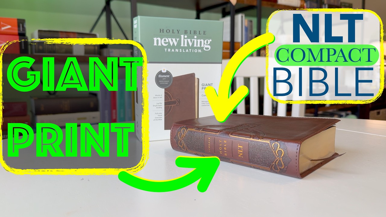 Tiny NLT Bible with HUGE Print!