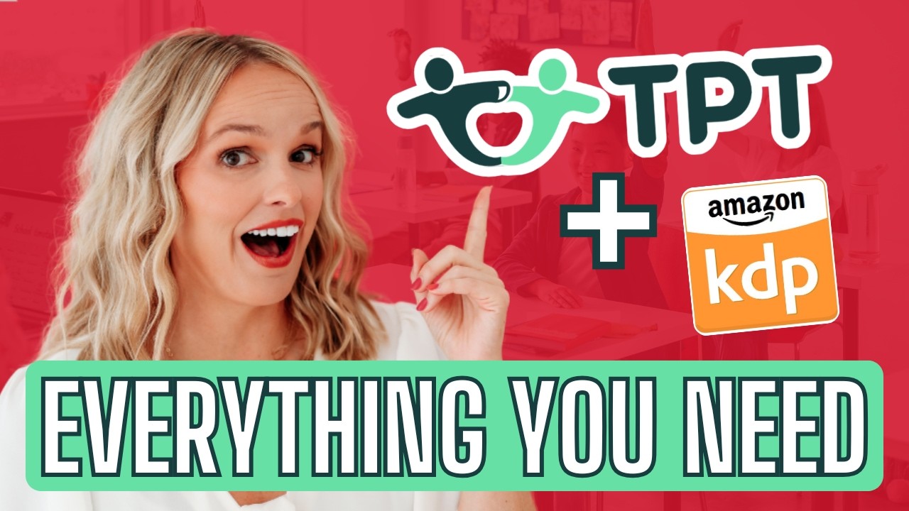 How Teachers Can Turn Teachers Pay Teachers (TPT) Resources into Amazon KDP Books