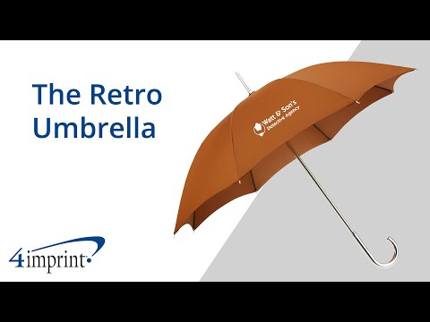 Logo The Retro Umbrella β Promotional Umbrellas by 4imprint