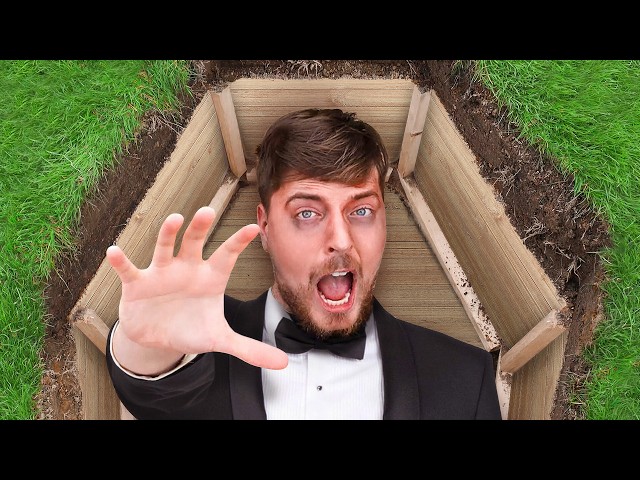 MrBeast leaves fans anxious after literally burying himself alive in ...
