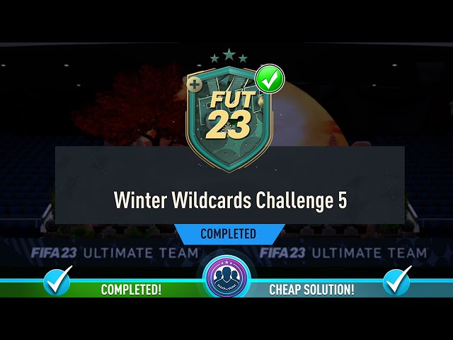 FIFA 23 Ultimate Team Winter Wildcards Challenge 5 SBC: How to complete, expected costs, and more