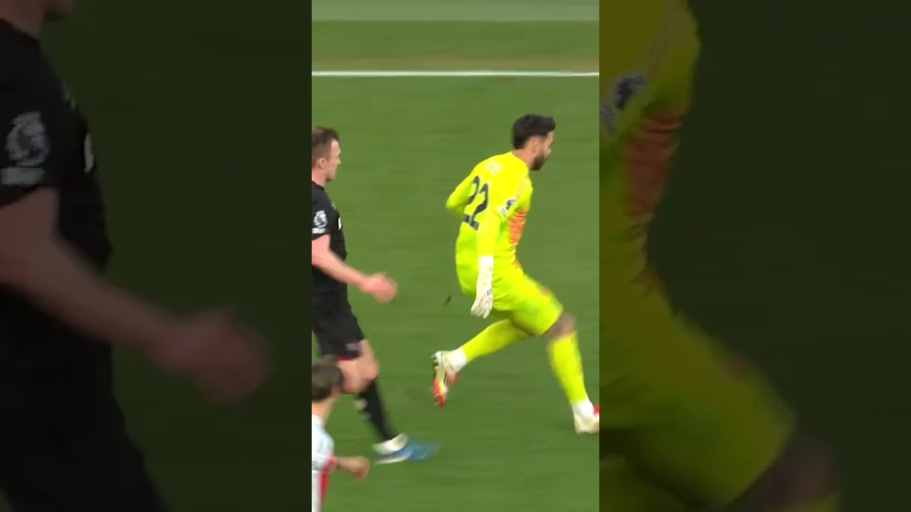 GOALKEEPER HAS SERIOUS SPEED