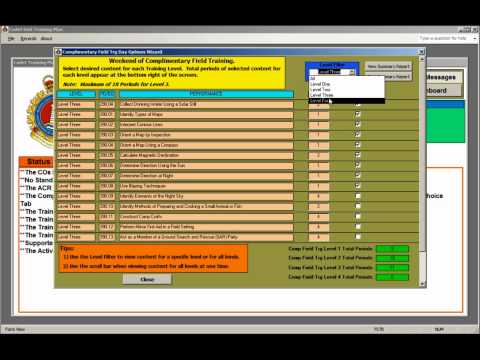 Central Region Cadet Training Plan Template Instructional Video 4A