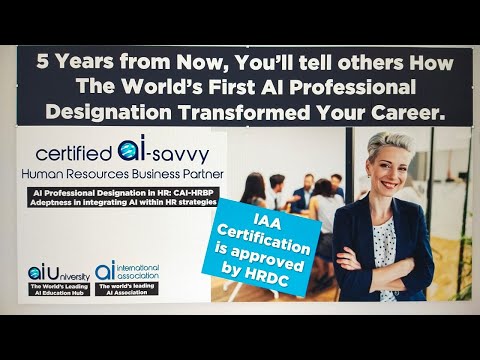 The World's First AI Professional Designation:Certified AI-savvy Business Partner  [CAI-BP]