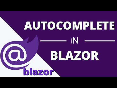 Learn How to use AutoComplete in Blazor - Mind Luster