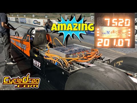 EV Drag Car Surpasses 200 MPH in the Quarter-Mile, Setting Record