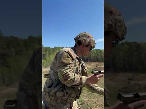 US Army M17 Qualification 23/30, Sharpshooter #usarmedforces #armylife #army #usarmy #m17 #p320