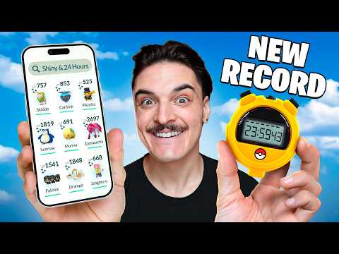 I Caught 100 Shiny Pokémon in 24 Hours