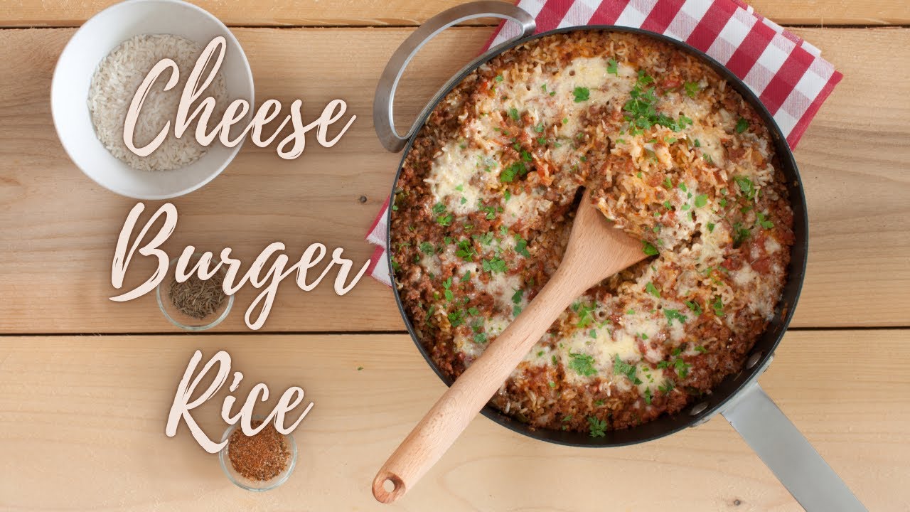 ONE SKILLET CHEESEBURGER RICE