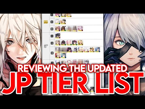 REVIEWING A JP TIER LIST FOR 2B & A2 TIERS!!! Goddess Of Victory: Nikke