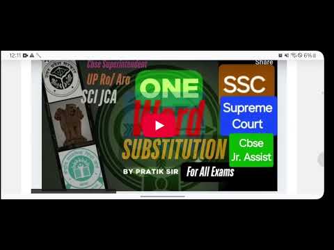 SUBSTITUTION WORDS WITH Root WORD for CBSE SSC SCI
