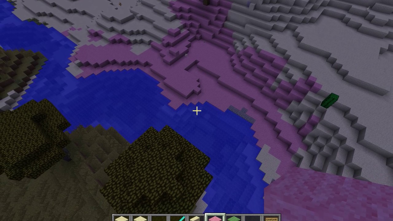 Minecraft: Grass = Pink Wool