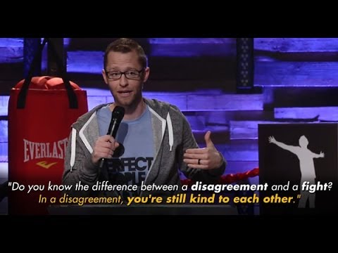 What's the difference between a disagreement and a fight?