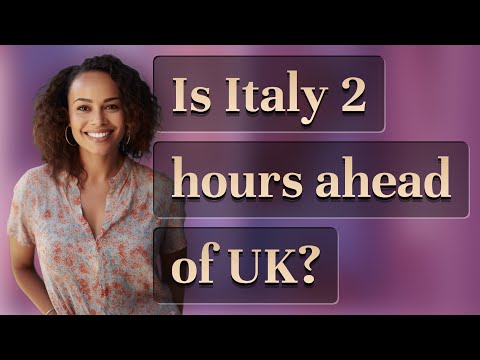 Is Italy 2 hours ahead of UK?
