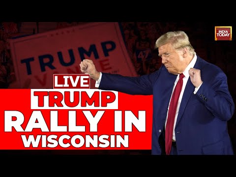 Trump Speech Live: Trump Wisconsin Rally Live | Trump Prairie du Chien Rally | US Elections 2024