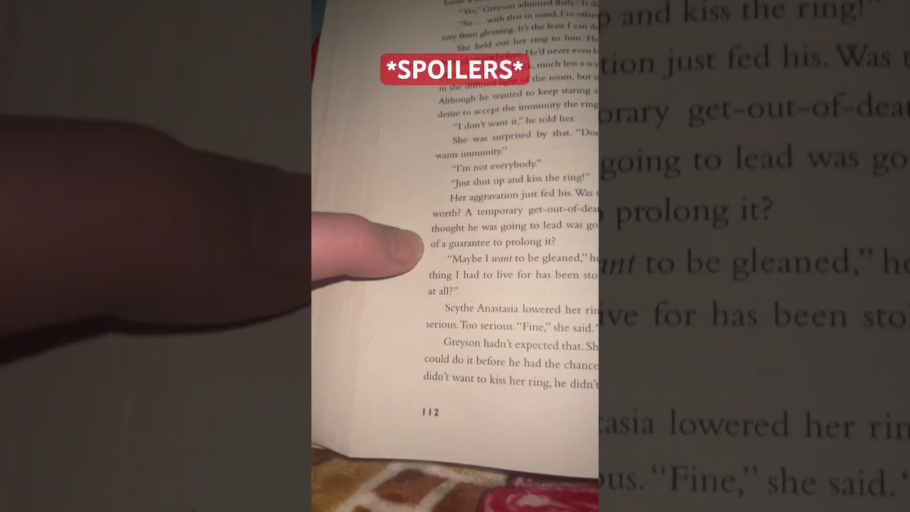Makes sense #book #reading #scythe #thunderhead
