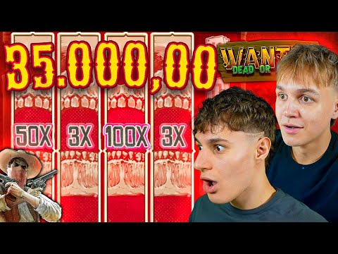 Trying To MAX WIN Wanted Dead Or A Wild ($20,000 session)