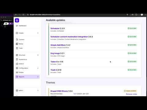 Using composer to update modules and themes.