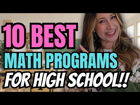 10 BEST Online High School Math Curriculum Picks - Homeschool Math Programs for High School!!!