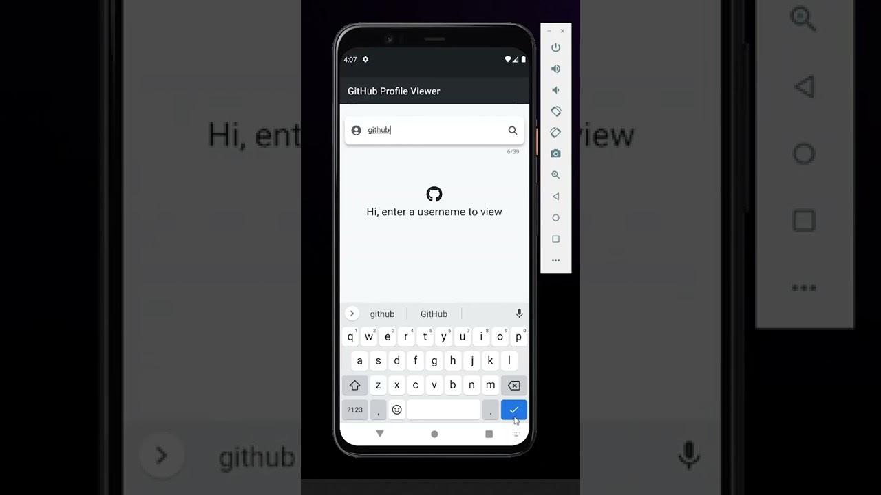 Flutter Github Profile Viewer App