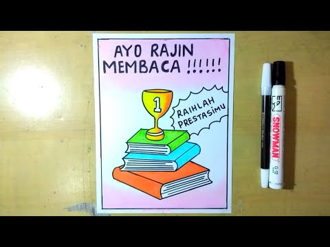 Gambar poster pendidikan yang mudah