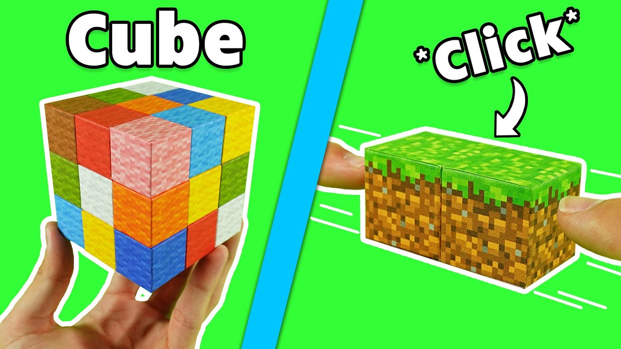 Satisfying Things With MAGNETIC Minecraft Blocks...