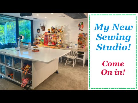 My New Sewing Room Studio! || Full Tour with Lisa Pay