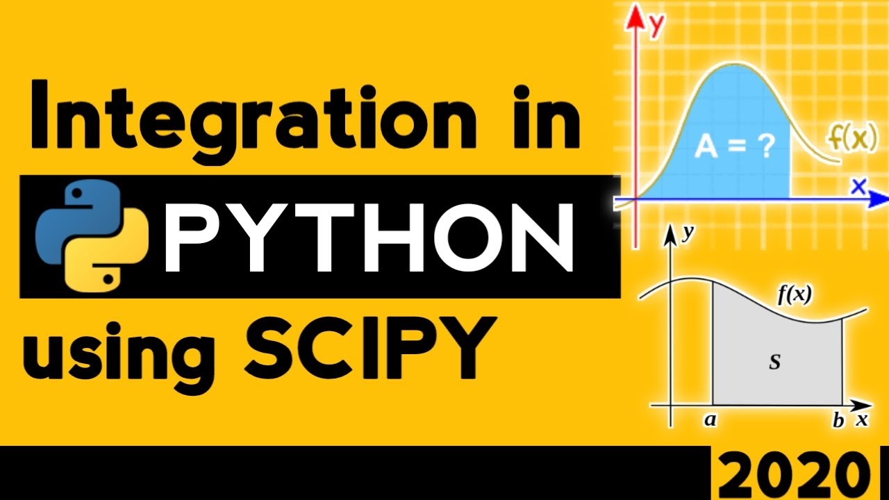 INTEGRATION IN PYTHON USING SCIPY QUAD FUNCTION | PYTHON TUTORIAL