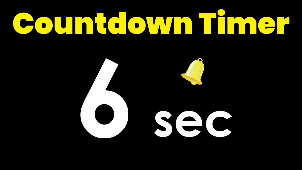 6 second Countdown Timer with Alarm