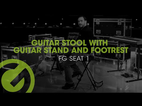 Gravity® Guitar stool with guitar stand and footrest - FG SEAT 1