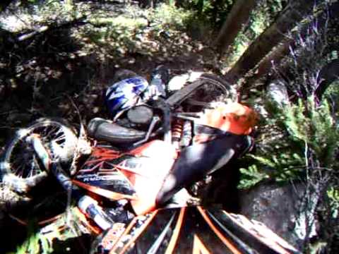 Colorado single track with Chad Ragland - Simon Alpin's crash