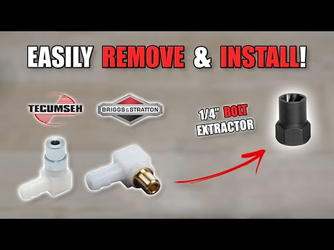 How to Remove & Install a 90° Fuel Inlet