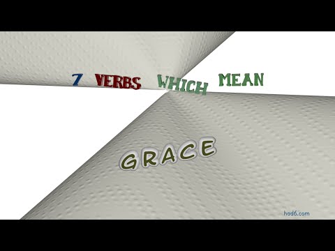grace - 7 verbs having the meaning of grace (sentence examples)