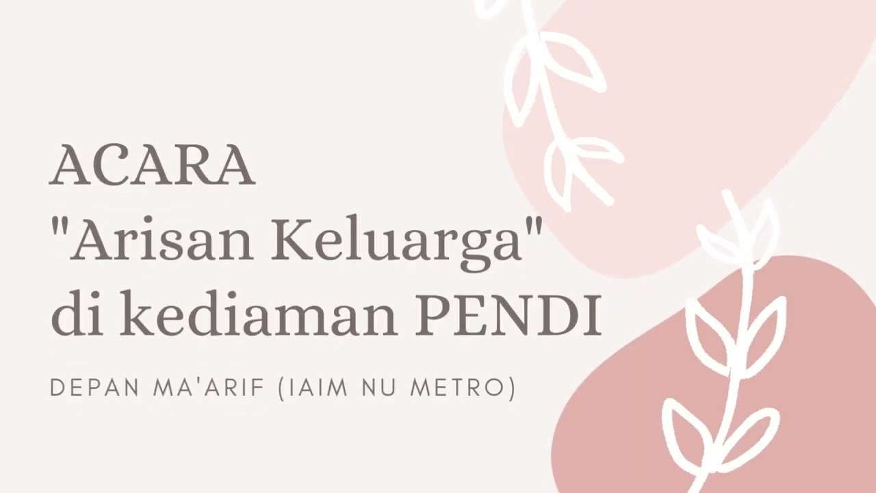 UNDANGAN DIGITAL ARISAN KELUARGA