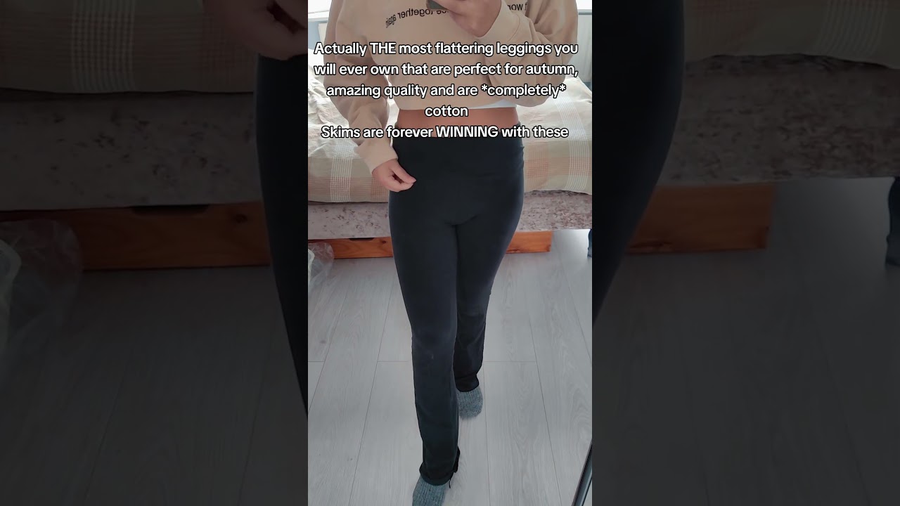 These skims cotton foldover are the most flattering leggings you'll ever own #winterleggings #skims