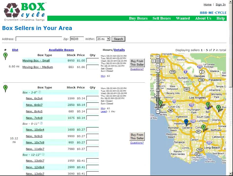 How to Buy Cheap Used Boxes on BoxCycle.com