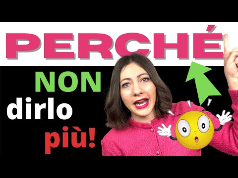Smettila di dire PERCHÉ in italiano: Impara tutte le ALTERNATIVE e SINONIMI per parlare fluentemente