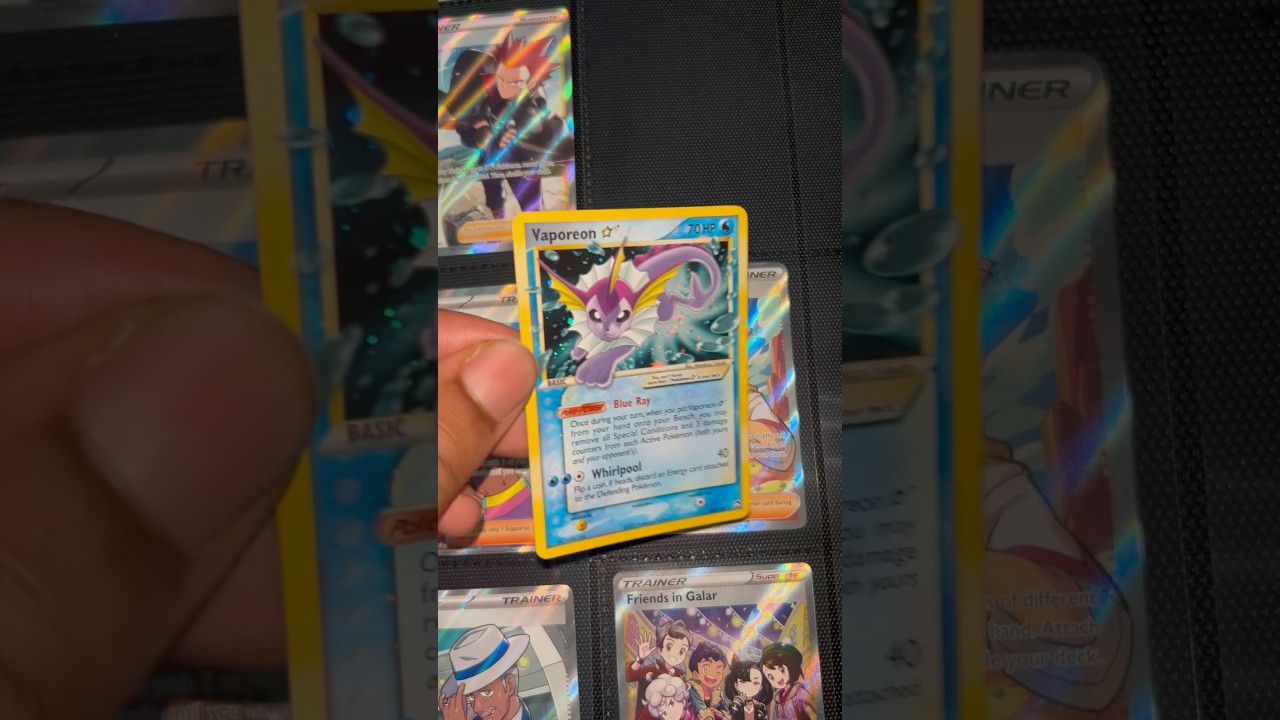✨Shiny Vaporeon✨ #pokemontcg #pokemon