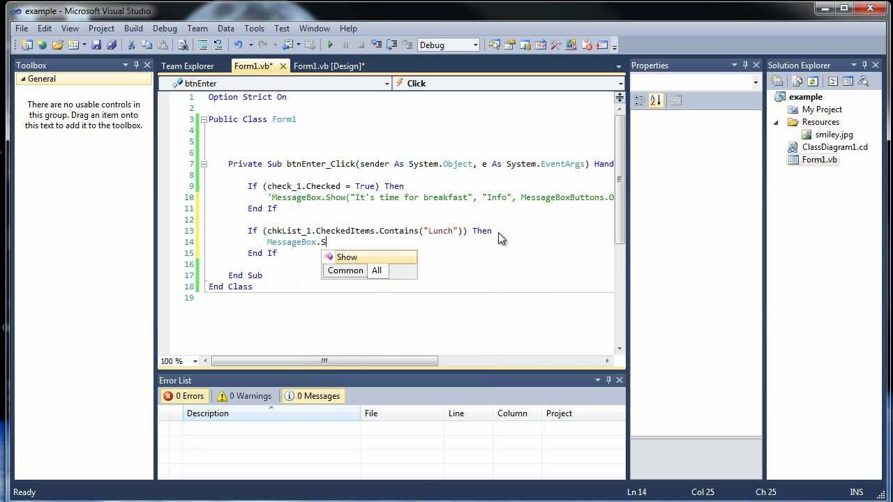 Visual Basic Tutorial 23 - Introduction to the Graphical User Interface