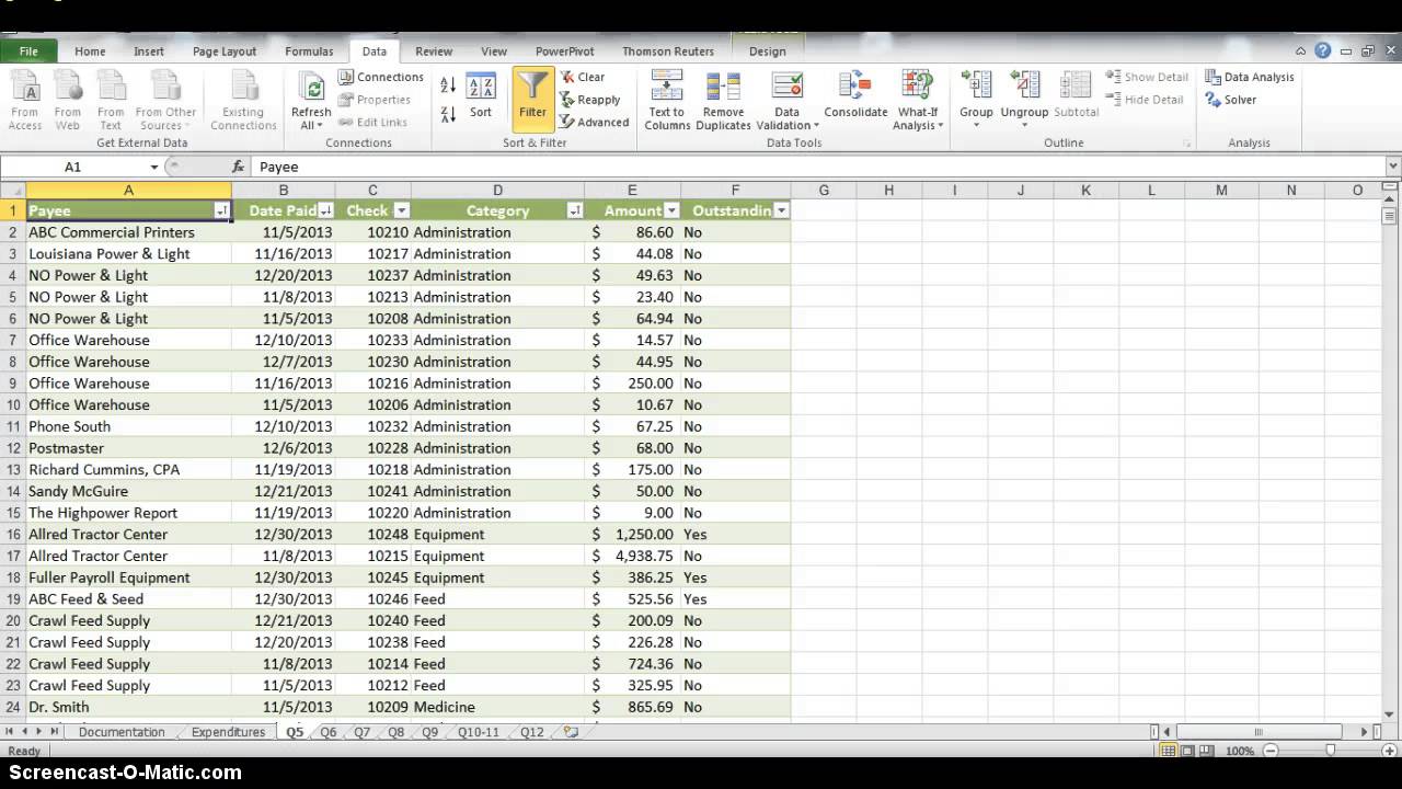 Excel Tutorial 5 Case Problem 2