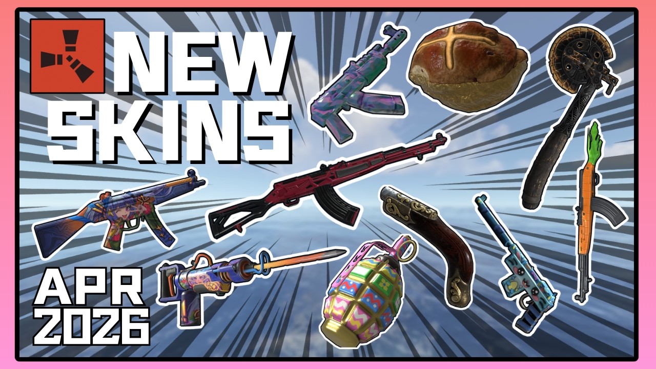 Rust Monthly Weapon Skins – April 2026
