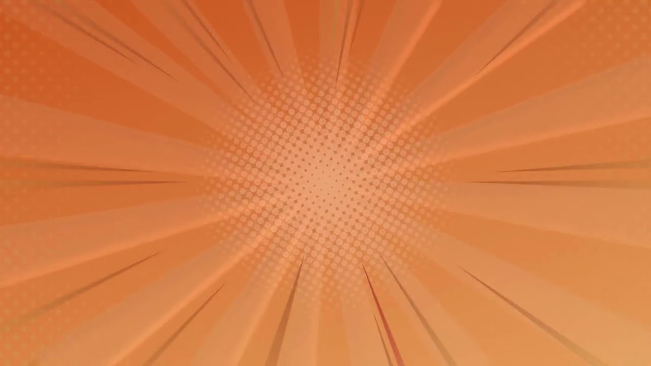 Yellow Anime Comic Background Animated Video Loop | Copyright-Free | Full HD