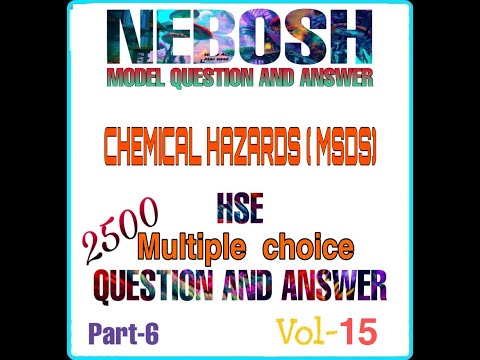 CHEMICAL HAZARDS MSDS