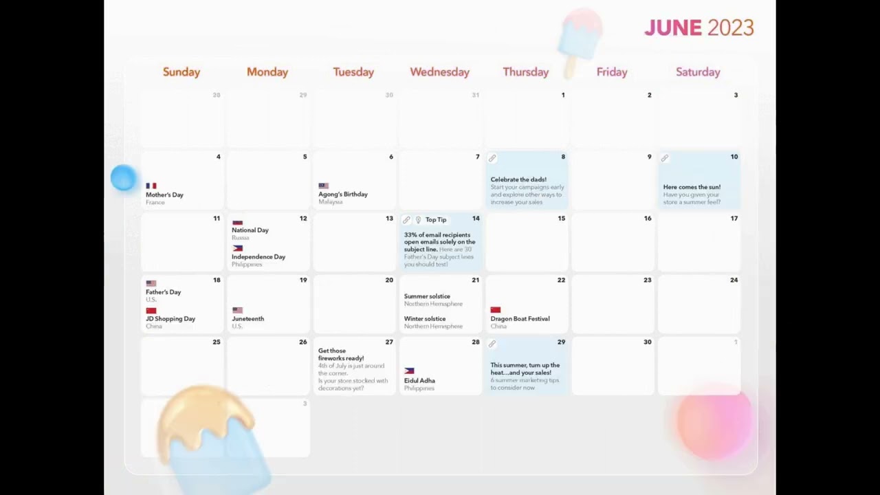 Calendar-2023-Holidays-Events-Around-The-World | 2023 Global Celebrations